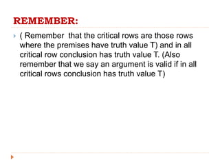 Arguments in discreate structures and stuff | PPTX | Law