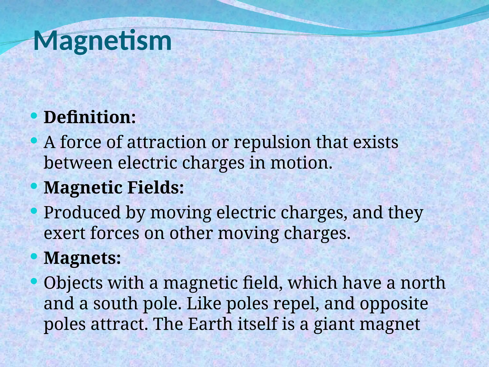 Basics concepts of Electricity & Magnetism | PPT