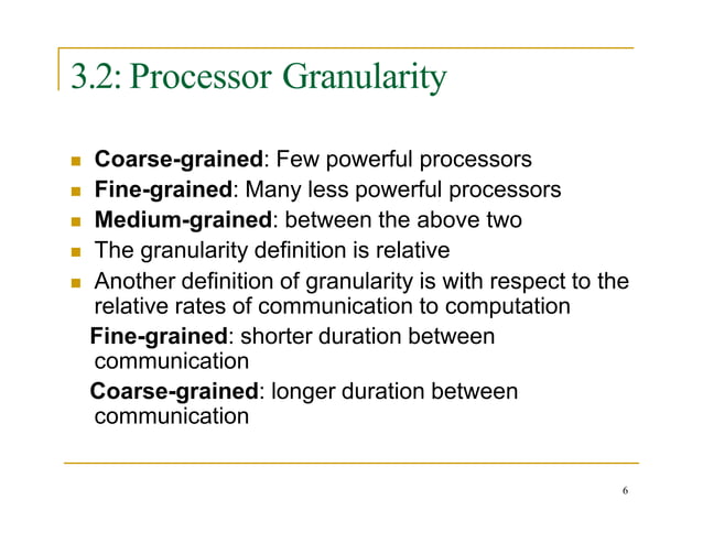 Lecture 05 - Chapter 3 - Models of parallel computers and interconnections | PPTX | Computer ...
