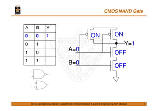 Lecture 05 cmos logic gates | PDF