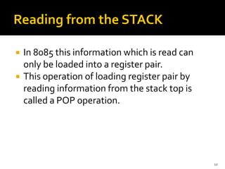 Lecture 05 NOP and Stack Group of Instructions | PDF