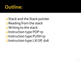 Lecture 05 NOP and Stack Group of Instructions | PDF