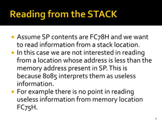 Lecture 05 NOP and Stack Group of Instructions | PDF