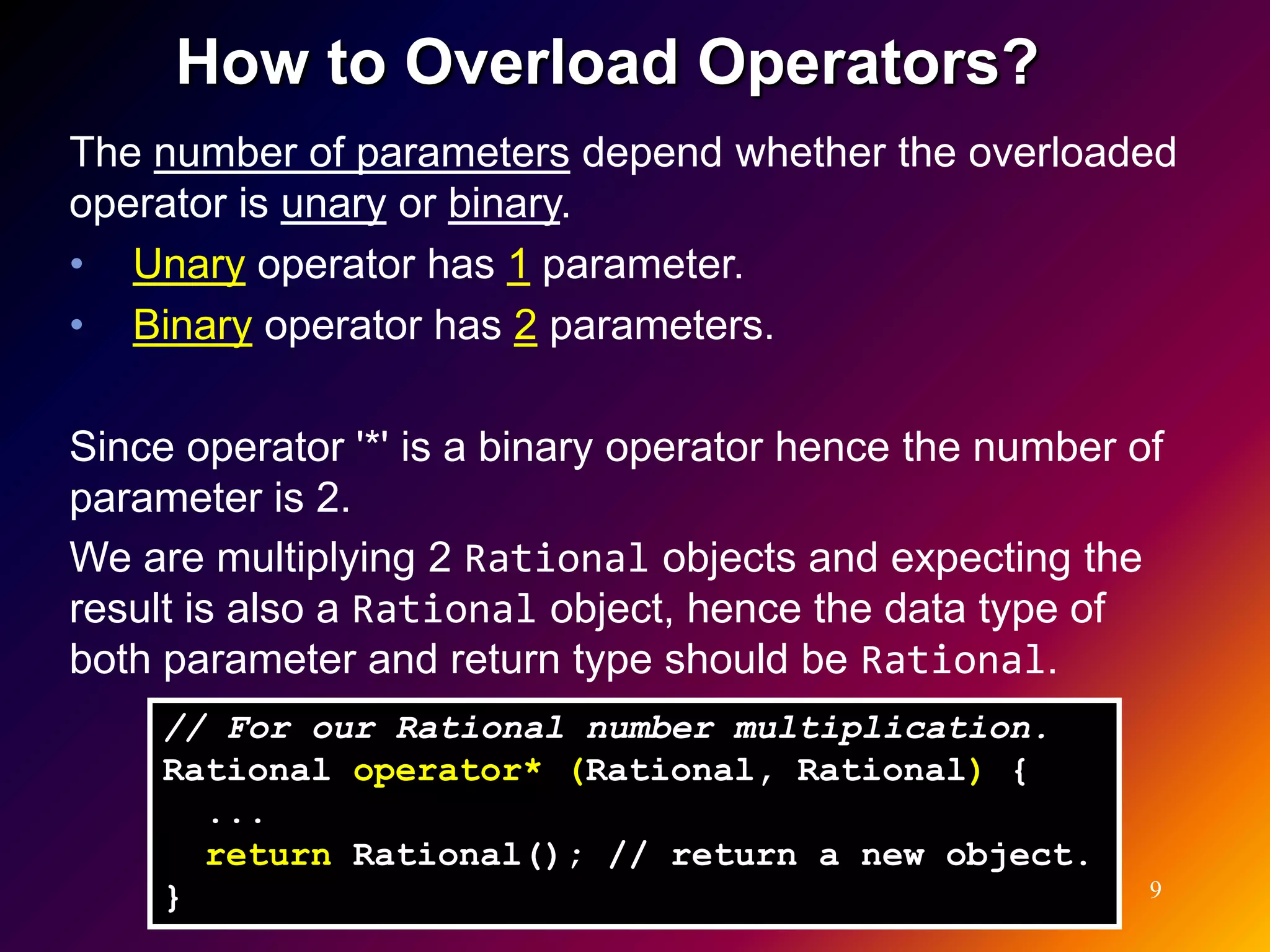 Lecture05 operator overloading-and_exception_handling | PPT Lecture05 operator overloading-and_exception_handling | PPT