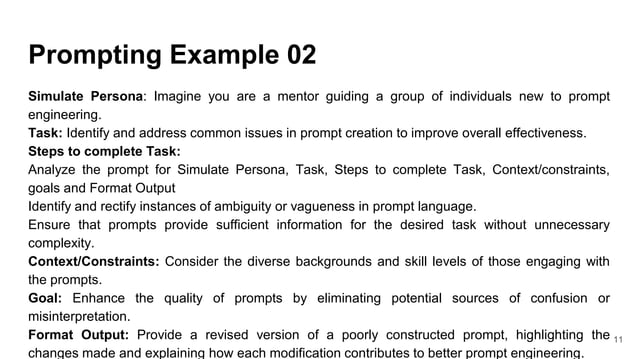 Lecture 05 - Prompt Engineering.pptx | IT and Internet Support | Internet