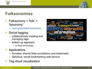 Web 2.0 Basics - Lecture 06 - Web Information Systems (4011474FNR) | PDF