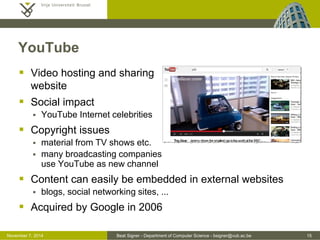 Web 2.0 Basics - Lecture 06 - Web Information Systems (4011474FNR) | PDF