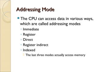 8051 Addressing Modes | PPT