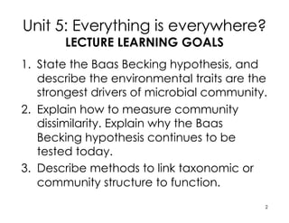 Lecture 05 (2 16-2021) baas becking | PPT