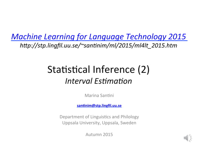 Lecture 5 Interval Estimation Pdf Technology And Computing