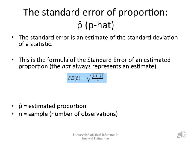 Lecture 5: Interval Estimation | PDF | Technology & Computing