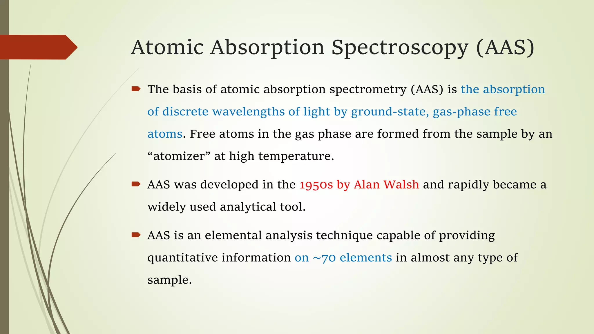 Lecture 05; atomic absortion spectroscopy , general introduction by Dr ...