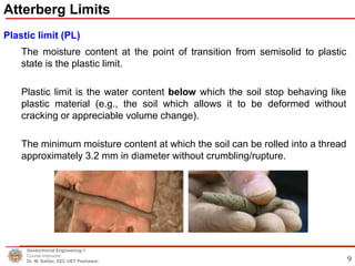 Lecture_05 ConsistencyAtterberg Limits and Indices (Last update 25-Nov ...