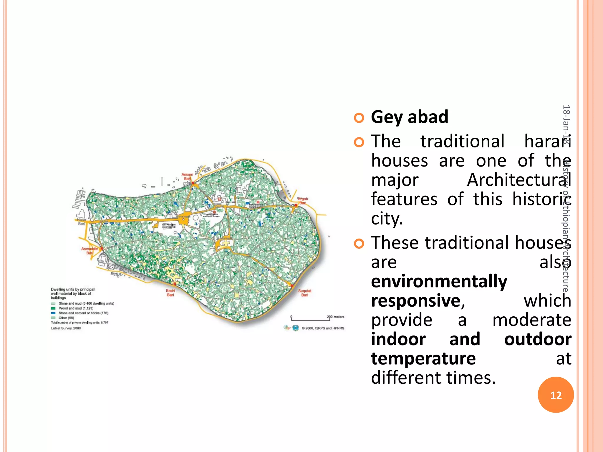 History of Ethiopian Architecture, Harer, vernacular houses | PDF