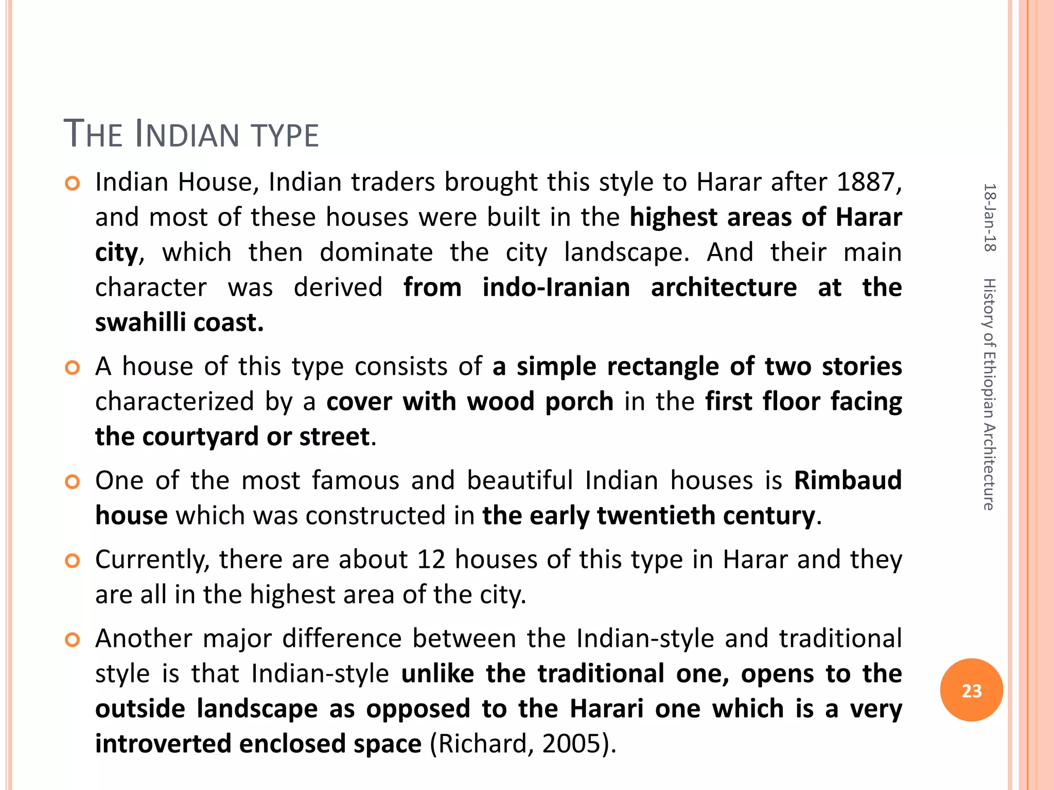 History of Ethiopian Architecture, Harer, vernacular houses | PDF