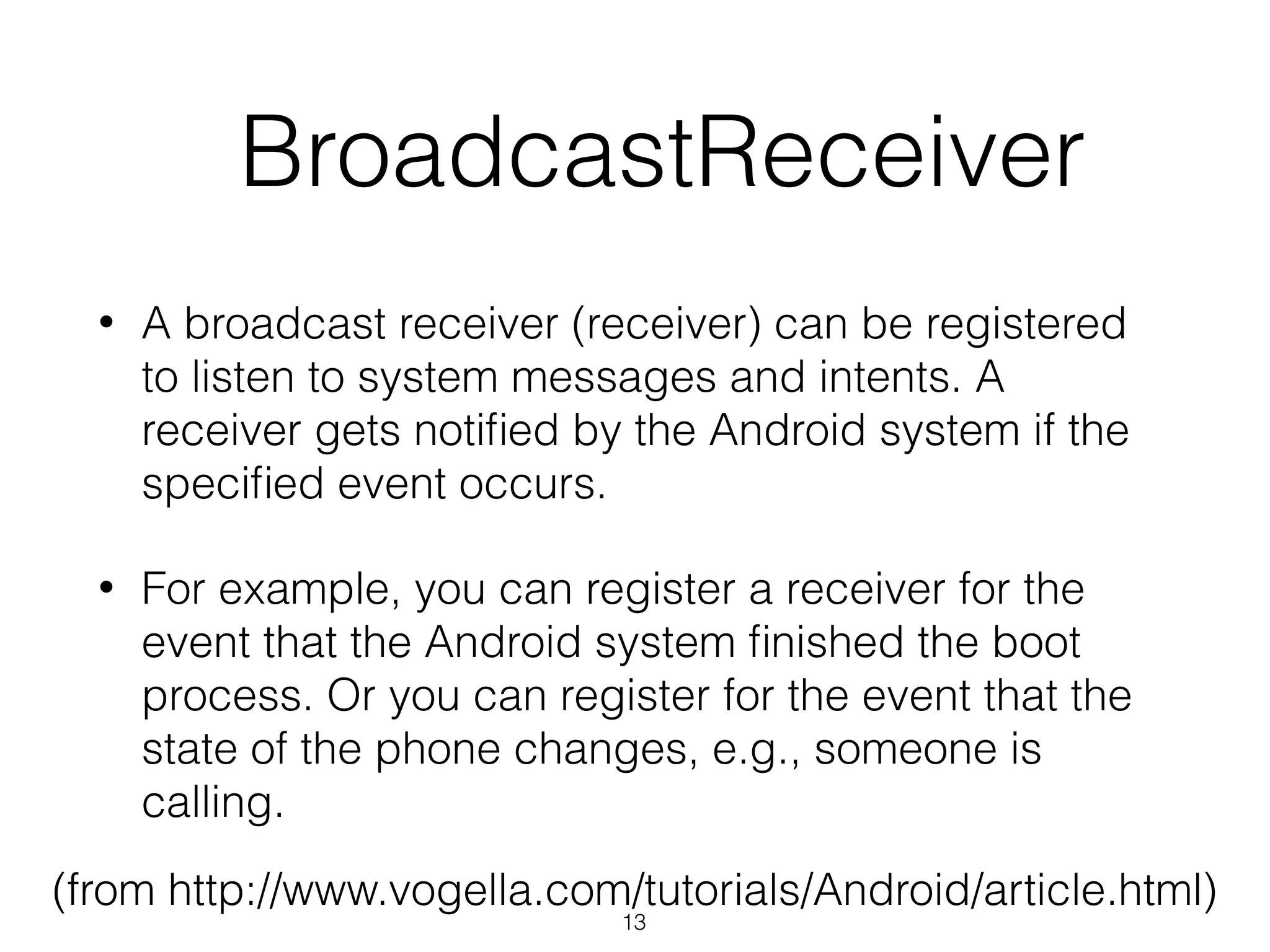 Interface Programming Android Ppt