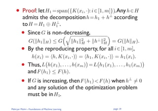 Lecture 05( Foundations of Machine Learning - Kernel methods) | PDF