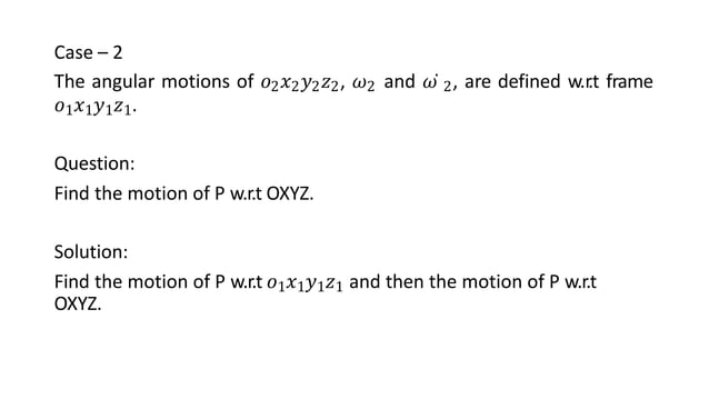 Kinematic analysis using intermediate frames.pptx