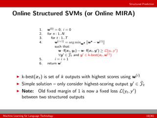 Lecture 5: Structured Prediction | PDF