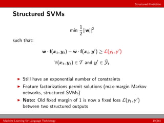 Lecture 5: Structured Prediction | PDF