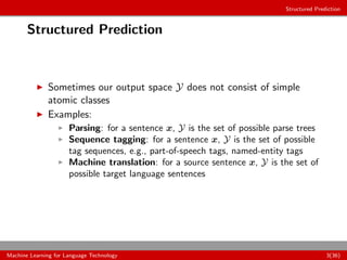 Lecture 5: Structured Prediction | PDF | Programming Languages | Computing