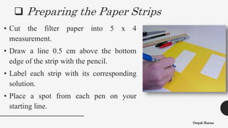 Lecture 05 paper chromatography | PPTX | Chemistry | Science
