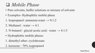 Lecture 05 paper chromatography | PPTX