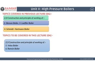 Lecture 05_PPE_Unit 2: High Pressure Boilers | PDF