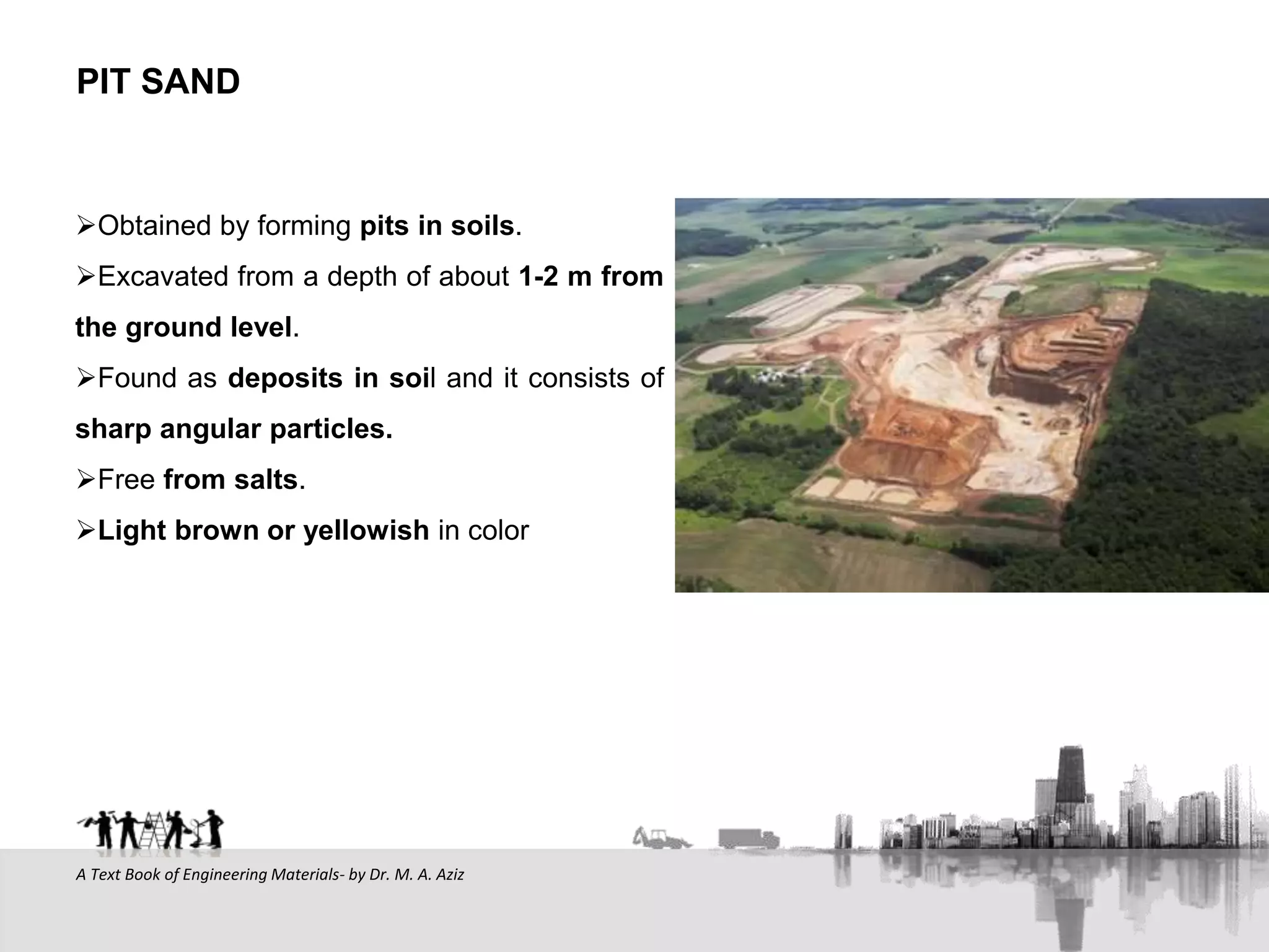 Sand as Building material | PPTX