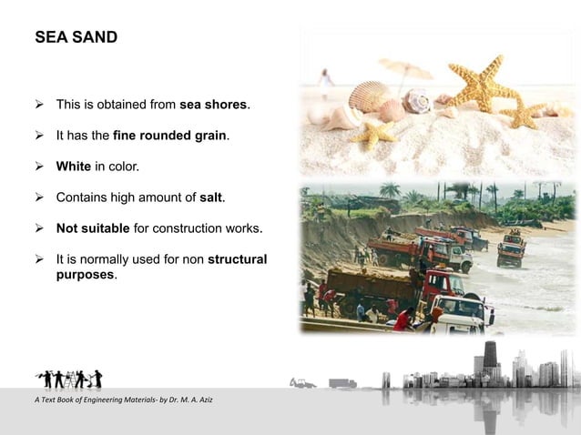 Sand as Building material | PPTX | Geology | Science