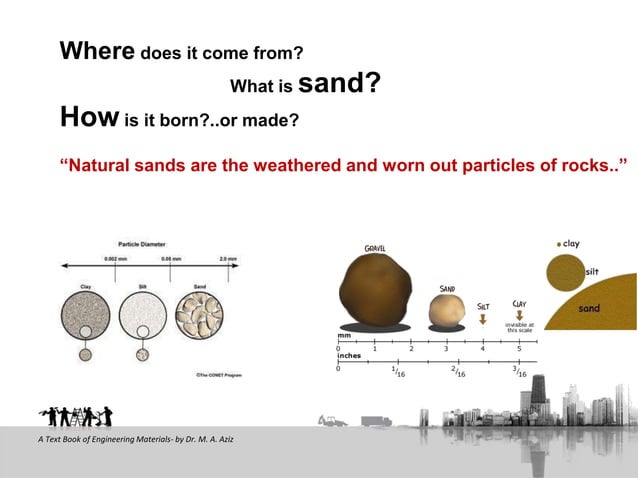 Sand as Building material | PPTX | Geology | Science