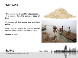 Sand as Building material | PPTX