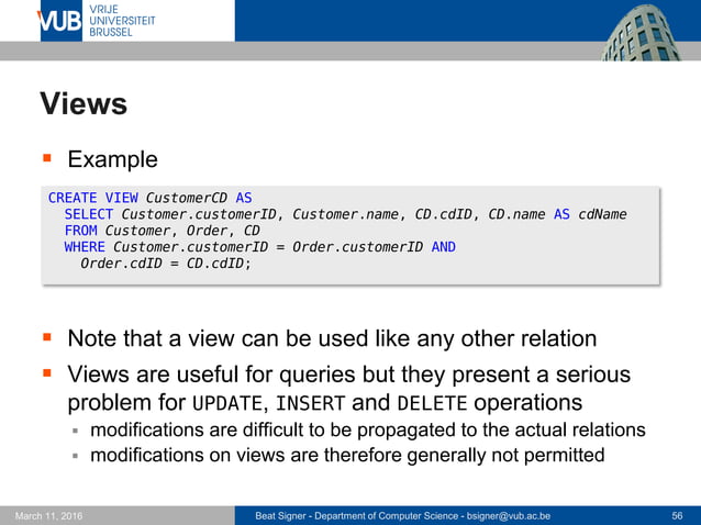 Structured Query Language Sql Lecture 5 Introduction To Databases