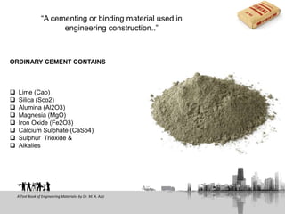 Cement as Building material | PPTX