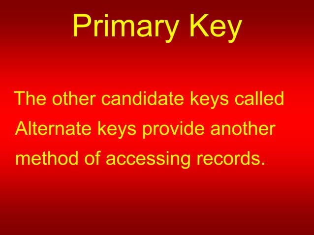Keys and its types in DBMS | PPT
