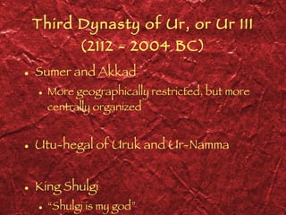 Lecture 06 akkad and ur iii (b) | PPT
