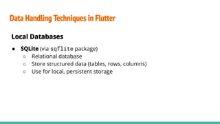 Lecture 06 - Data Handling in Flutter.pdf