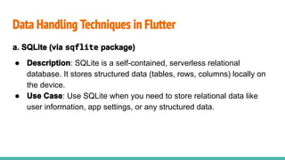 Lecture 06 - Data Handling in Flutter.pdf