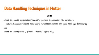 Lecture 06 - Data Handling in Flutter.pdf