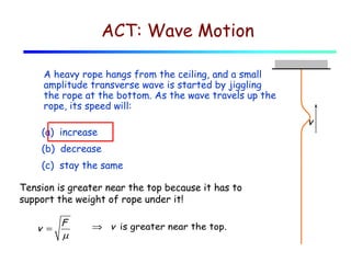 Lecture 06 wave energy. interference. standing waves. | PPT