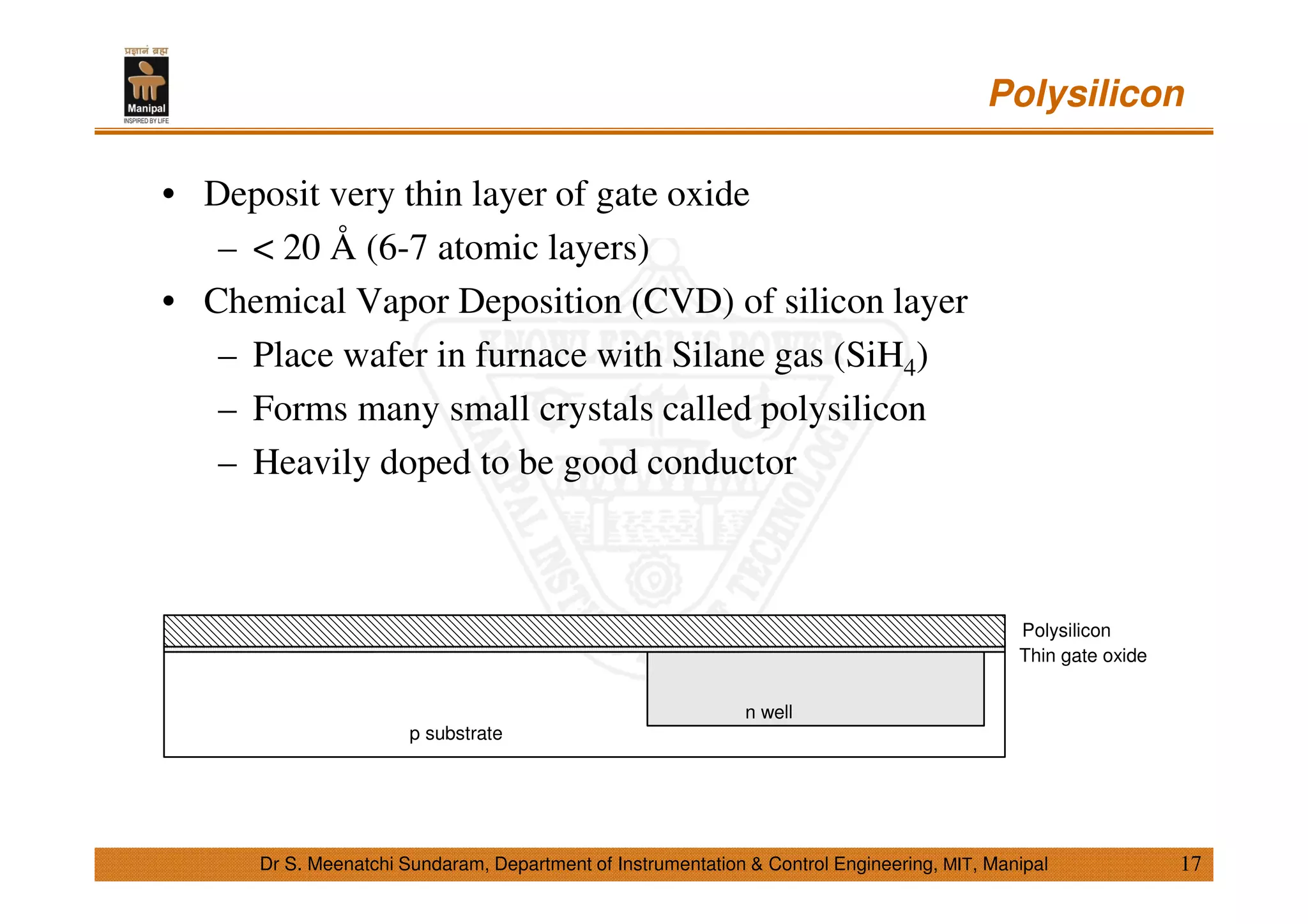 Lecture 06,07 cmos fabrication | PDF