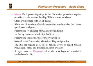 Lecture 06,07 cmos fabrication | PDF