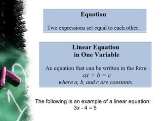 Lecture 06 a linear equations | PPTX