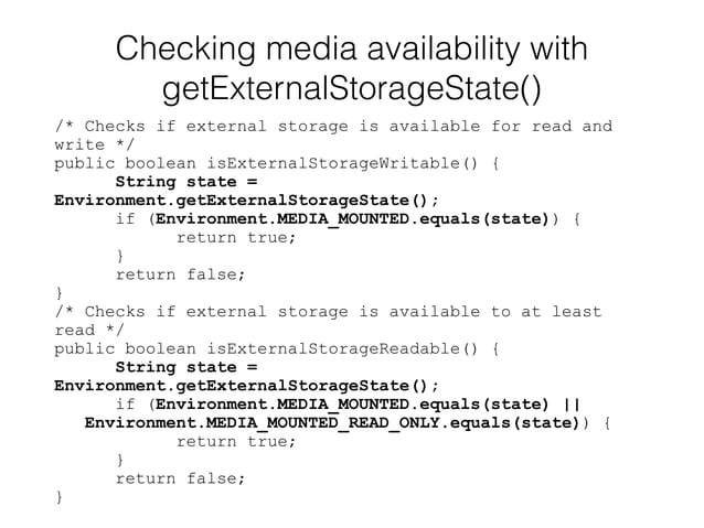 Android Storage Ppt