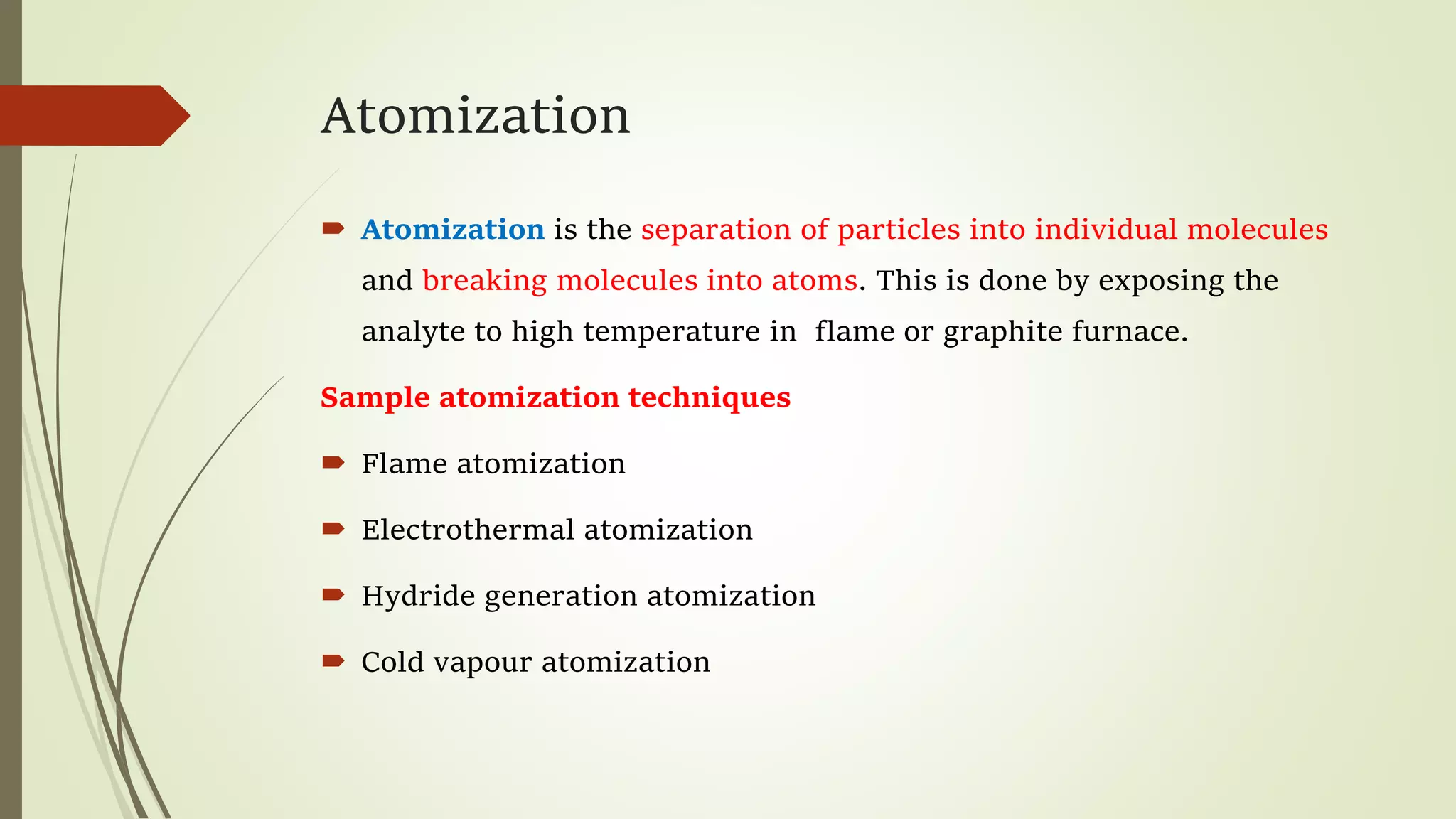 Lecture 06; atomization by Dr. Salma Amir | PPTX