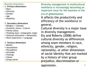 Lecture # 06 (diversity at workplace) | PPT