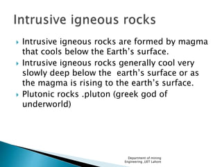 Igneous rocks | PPTX
