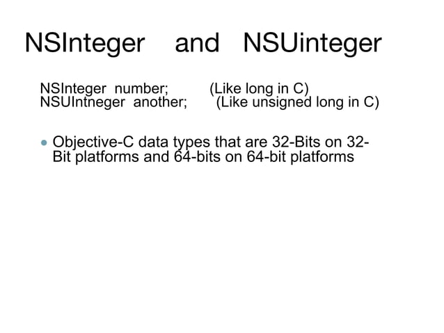 Lecture 06 Ios Programming Основи Objective C Ppt