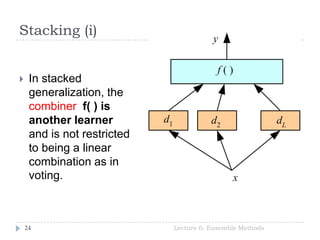 Lecture 6: Ensemble Methods | PPTX