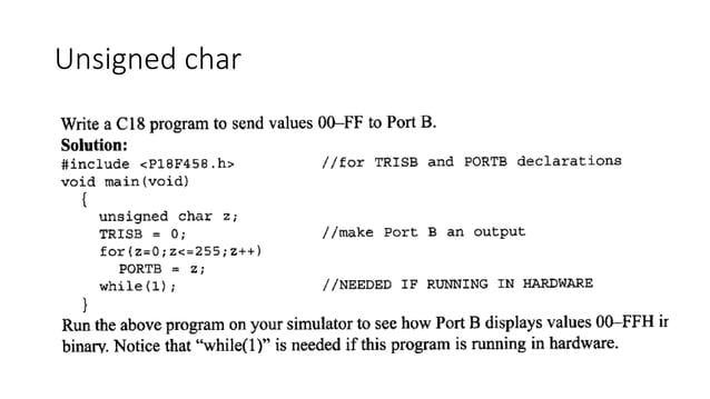 Lecture 06 pic programming in c | PPT
